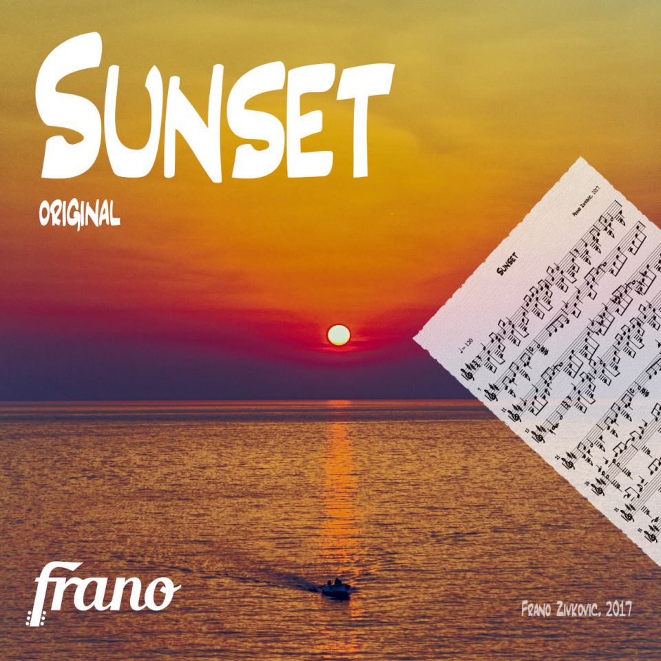 Frano • Sunset (sheet music) | Frano Livingston | musician ...